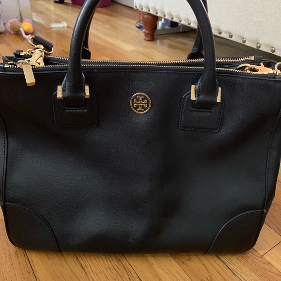Bags | Tory Burch Work Tote With Strap | Poshmark